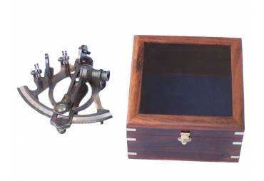 Admiral's Brass Sextant, Nautical Instrument